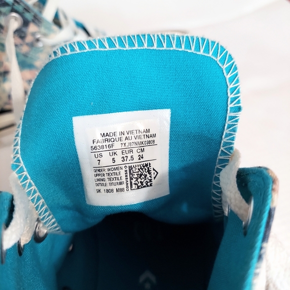 Converse | Shoes | Converse Geo Triangles Diamonds Hightop Shoes ...